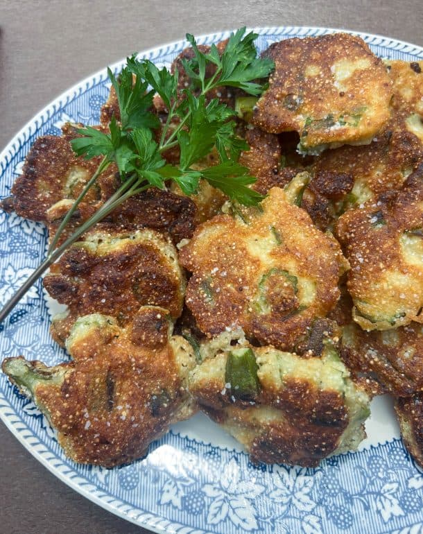 Okra Fritters | Syrup and Biscuits