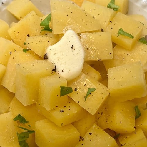 buttered rutabagas