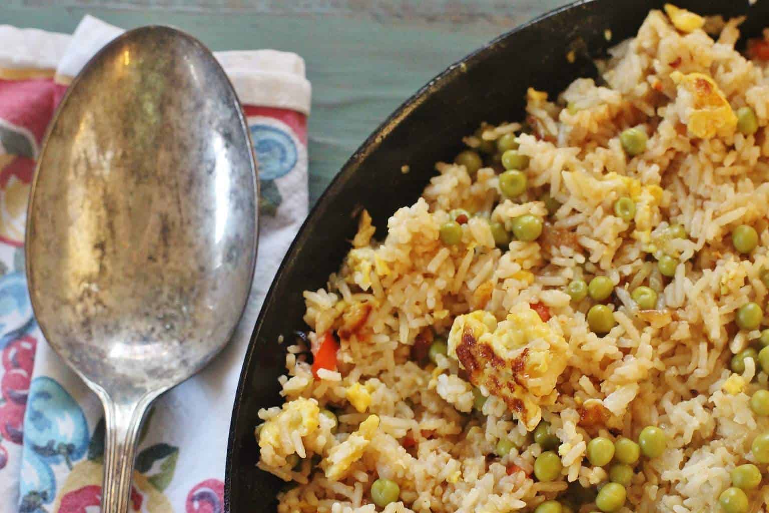 Vegetable Fried Rice | Syrup and Biscuits