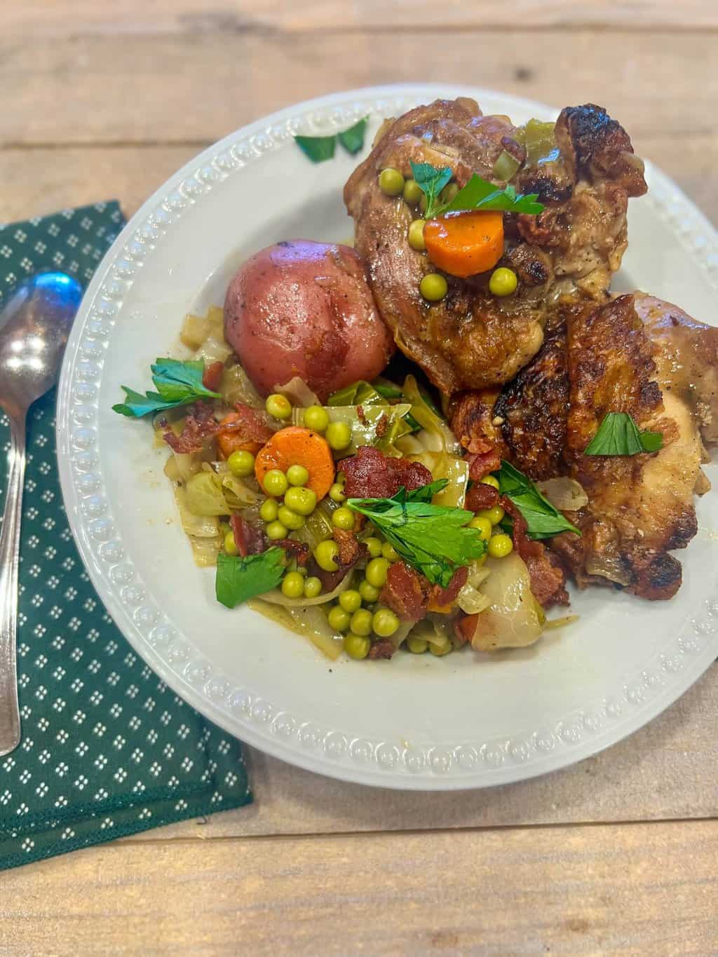 Irish Stout Braised Chicken Stew | Syrup and Biscuits