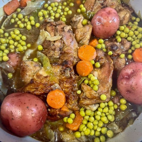 Irish Stout Braised Chicken Stew | Syrup and Biscuits