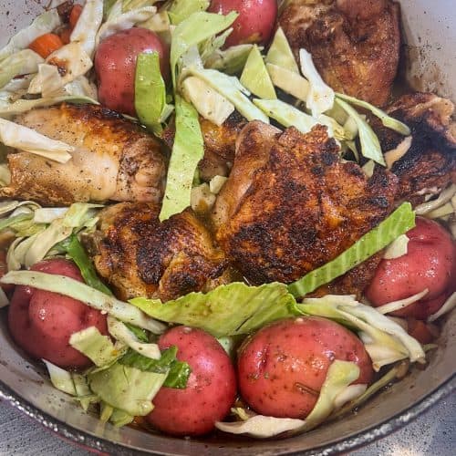 Irish Stout Braised Chicken Stew | Syrup and Biscuits